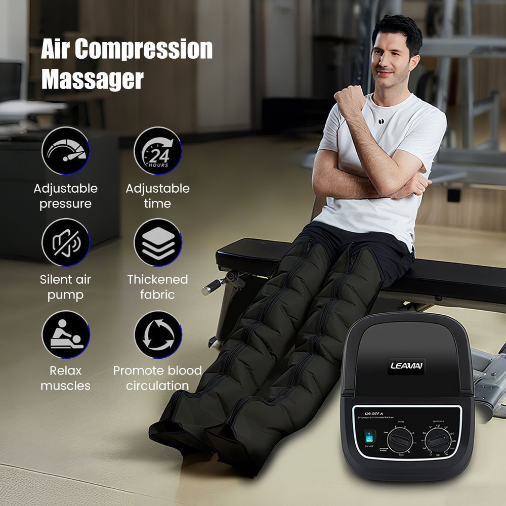 Air Chambers Massager Foot Air Pressure Massage Leg Foot Arm Waist Air ...