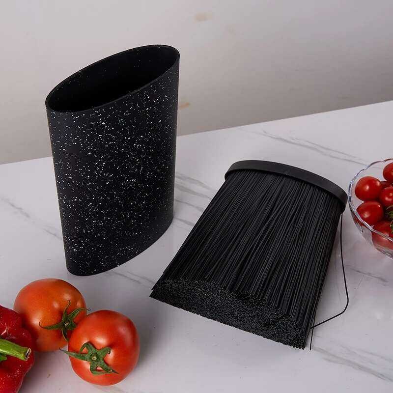 Knife * Chef Angle Block Holder Free Inserting Plastic Storage Stand ...