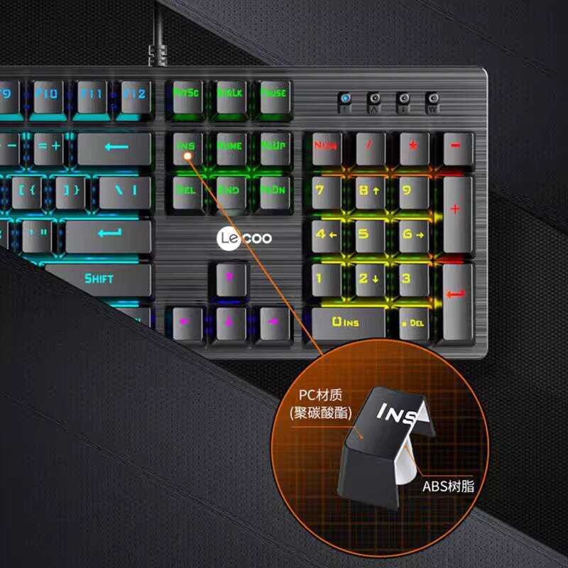 9F Original Coolink Gk302 True Mechanical Keyboard Gaming 104 Keys Blue ...