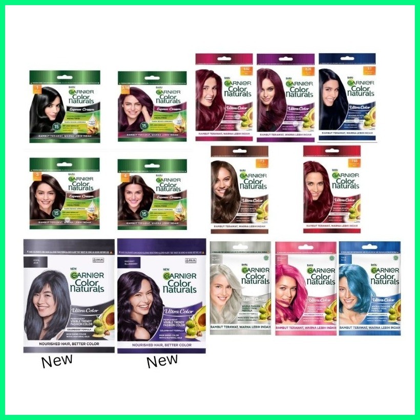 Garnier Hair Color Natural Ultra Color Sachet (New) 30g | Shopee ...