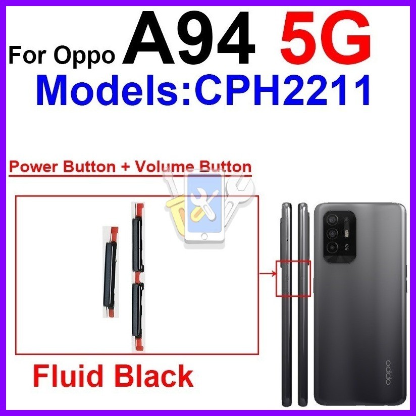 ∥ ╰ For OPPO A93 A94 A95 4G 5G volume power side button cable repair ...