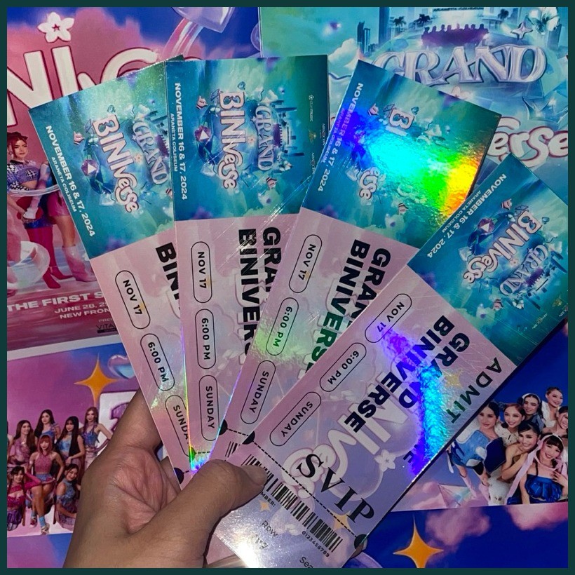 BINIVERSE Concert Kit Bini Grand Biniverse Commemorative Ticket ...