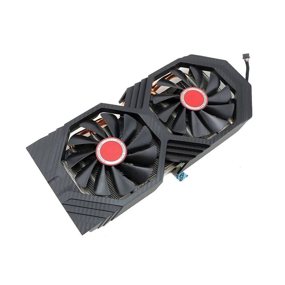 RX580 FDC10U12S9-C RX590 GPU Fan For XFX Radeon RX 590 580 GME Black ...