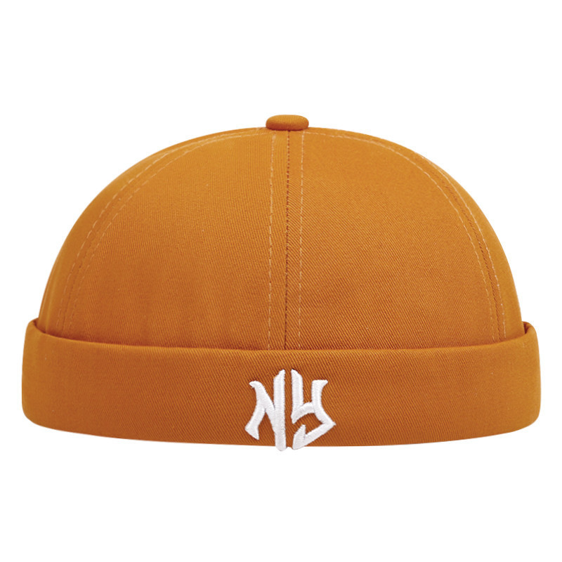 Alien/Rose/flame embroidery brimless cap for men Women cotton casual ...