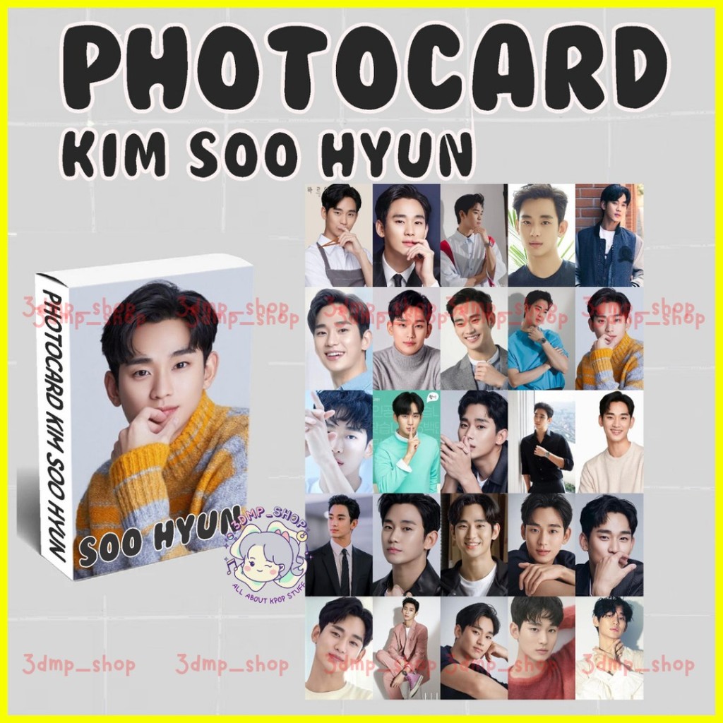 [25 Sheets] Queen of Tears Photocard Actor KDrama K-Drama Kim Soo Hyun ...