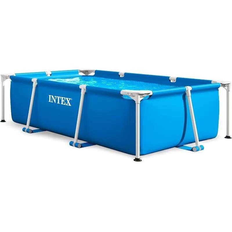 Ring Swimming INTEX Above Ground Pool Set Rectangular Frame In X ...