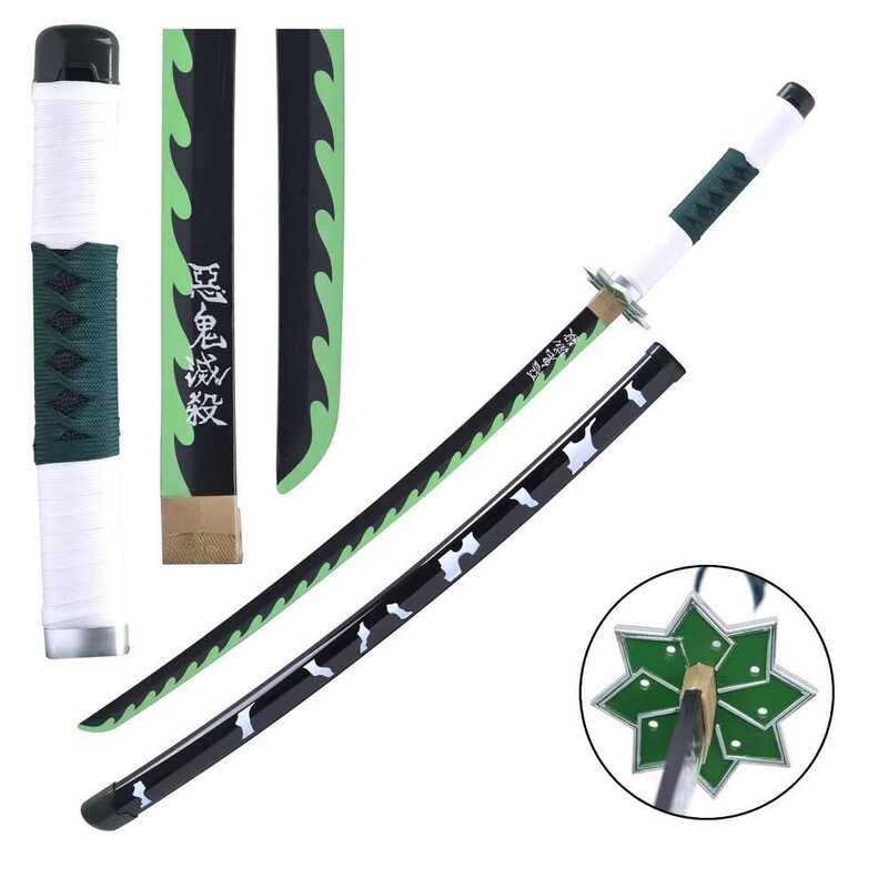 Most Popular Bamboo Blade Demon Slayer Shinazugawa Genya Anime Sword ...