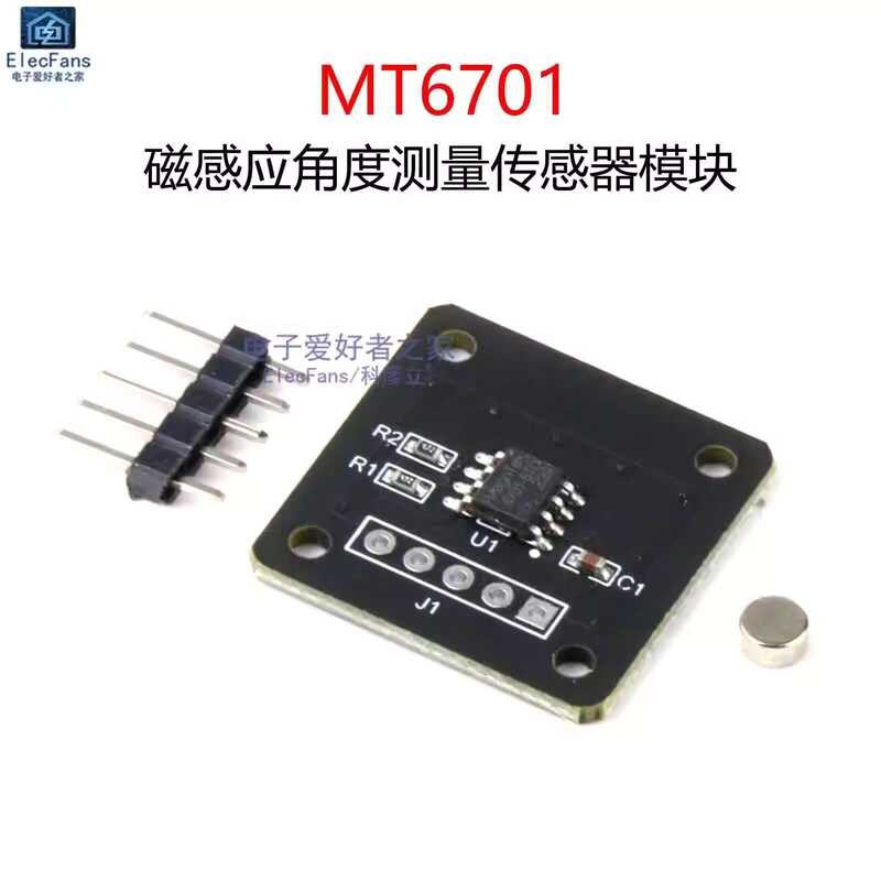 MT6701 Encoder Chip Magnetic Angle Measurement Sensor Module ...
