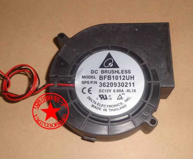Delta Bfb1012uh 12V 6.00A 9733 High Airflow Turbo Blower Fan 9.7Cm ...