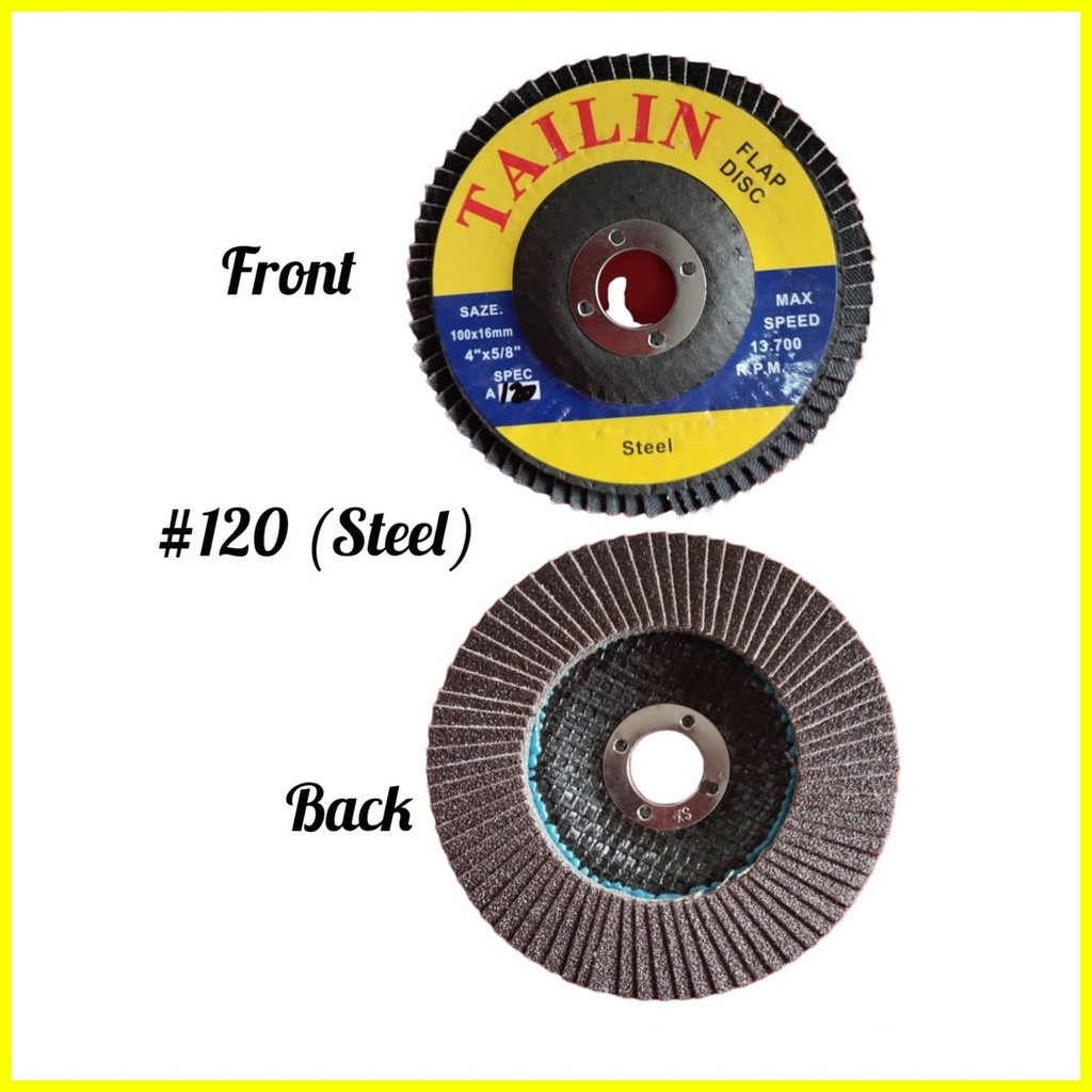 TAILIN Flap Disc Flap Disk Heavy Duty Rigid Angle Grinder Grinding ...
