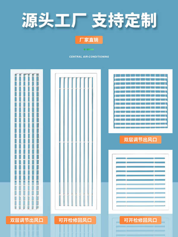 Central Air Conditioner Grille Ventilation Return Vent Inspection Port ...