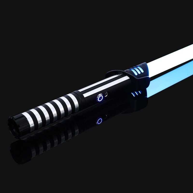 Metal RGB Lightsaber Dueling Smooth Swing Laser Sword Sabre De Luz 16 ...