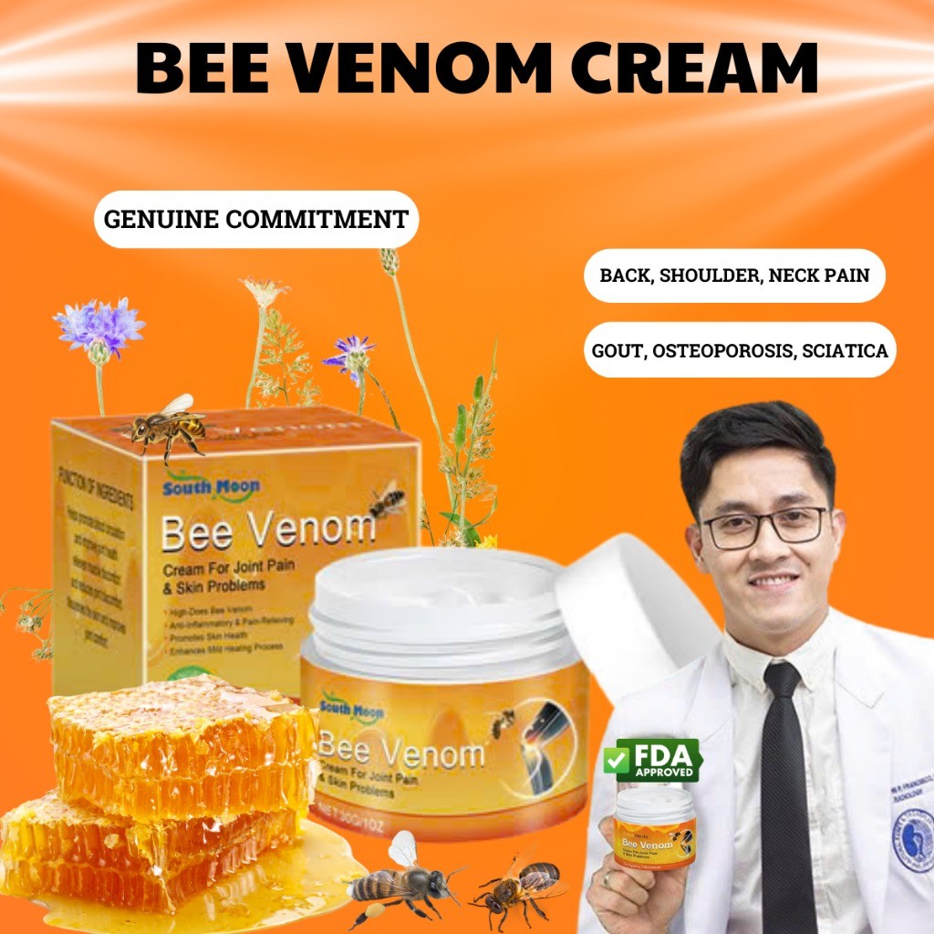 BEE VENOM Joint Relief Cream Original 30gam Bone Therapy Cream ...