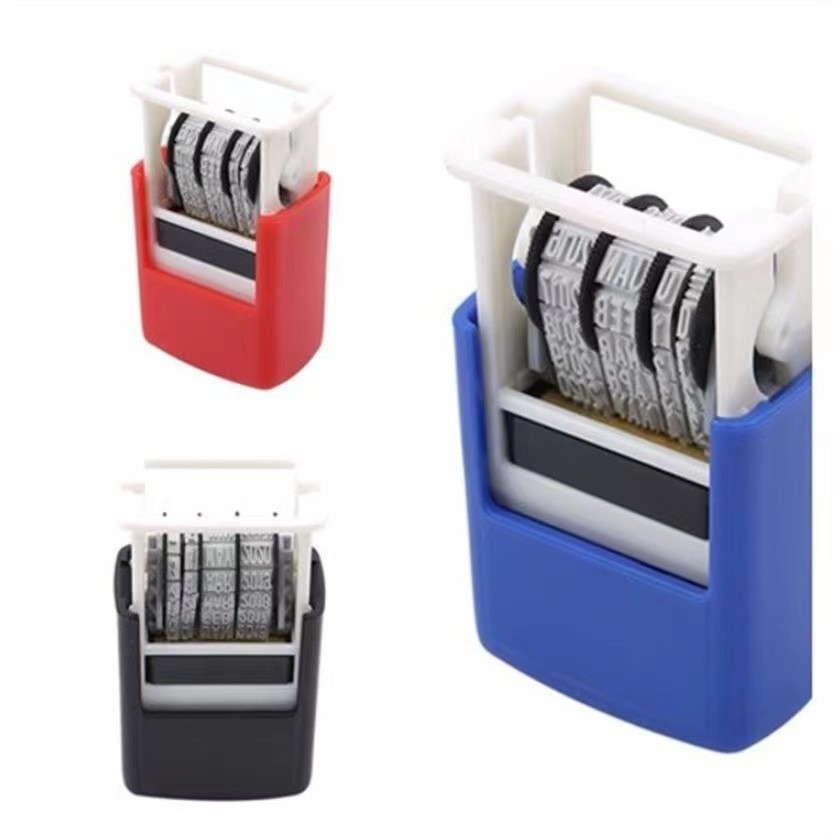 4mm flip Ink Date Stamp School office supplies(Year 2025-2036) | Shopee ...