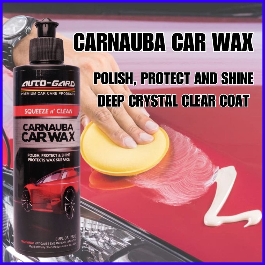AUTO-GARD Carnauba Car Wax 250ml | Shopee Philippines