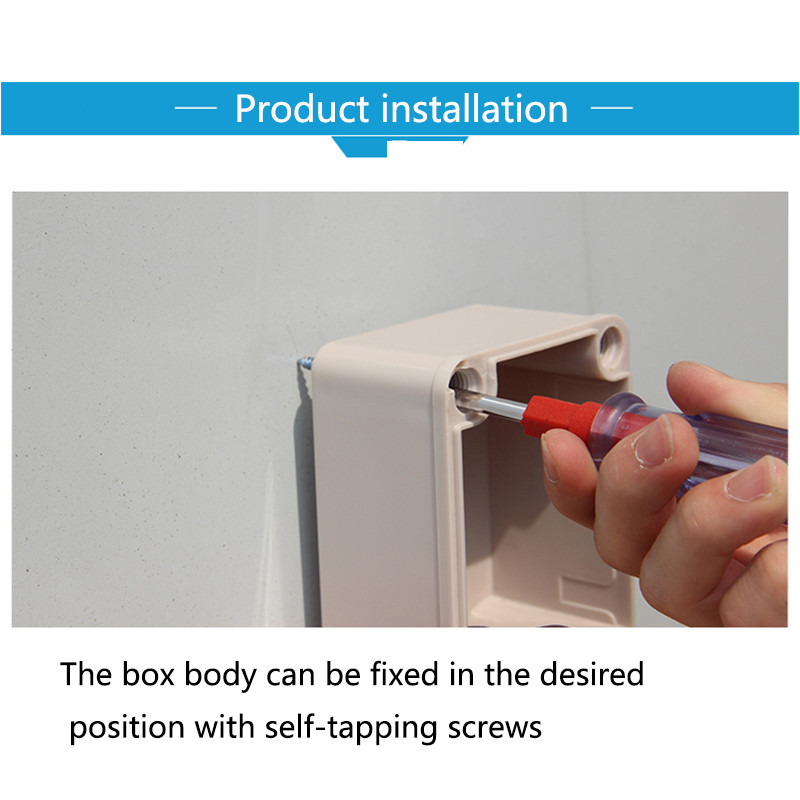 Waterproof button box switch control box 12345 hole industrial switch ...