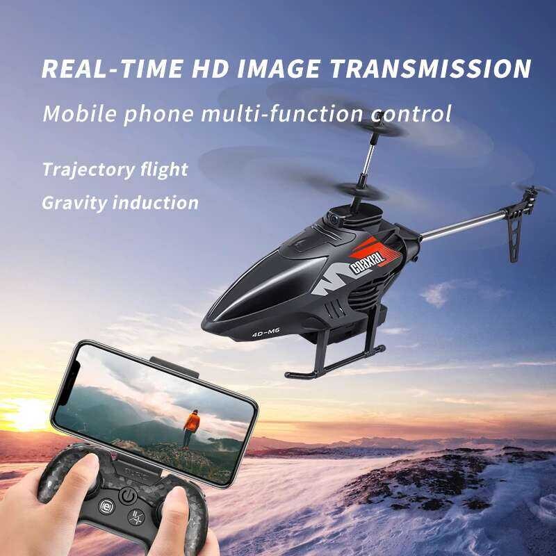 M6 4Drc Remote Control RC Helicopter With 4K Camer Altitude Hold Drone ...