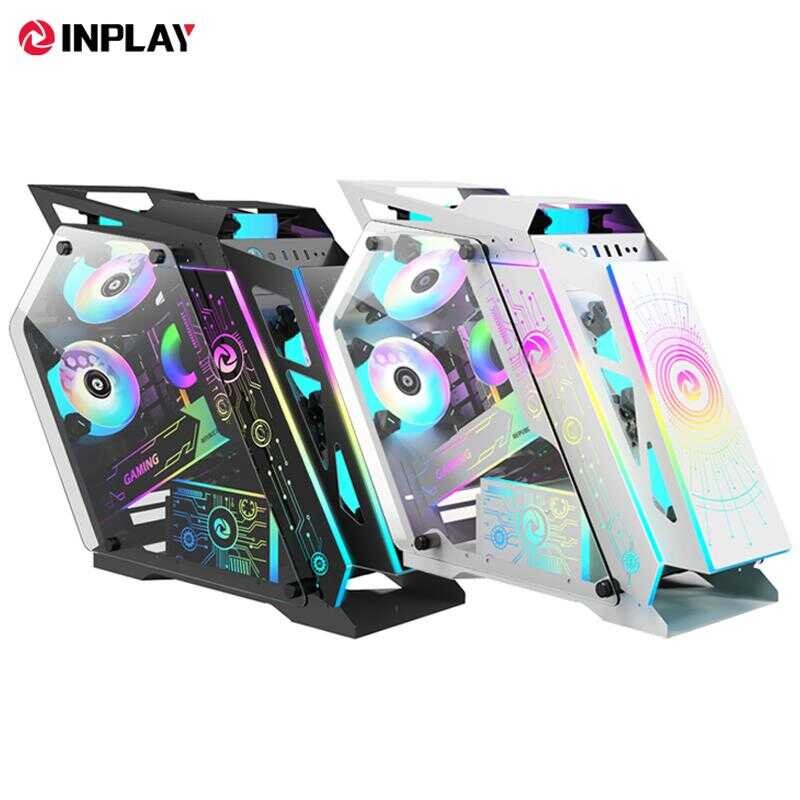 Inplay Thunder Gaming Case Build-In 6 Fans Cool Design Shaped Gaming ...