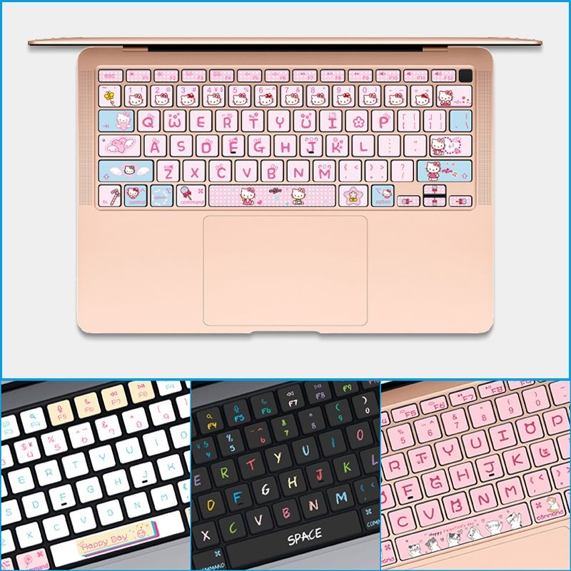 Apple MacBook Keyboard Sticker Pro14 Air13 Morandi Color Macaron Simple ...