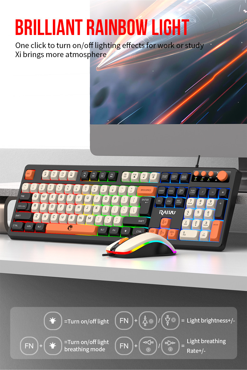 Zeus x Raiku T18 Gaming Combo: 3-in-1 Keyboard + Mouse + Mousepad | RGB ...