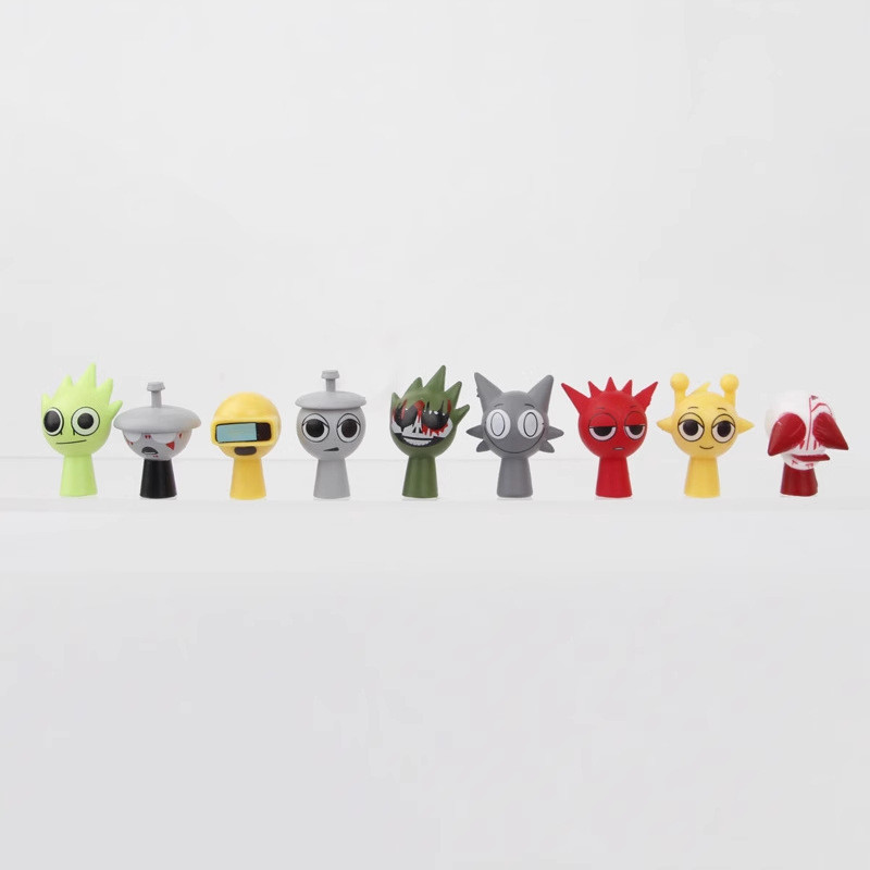 Sprunki Chibi Rhythm Box 48in1 Abs Blind Box Figures Collectors Set ...