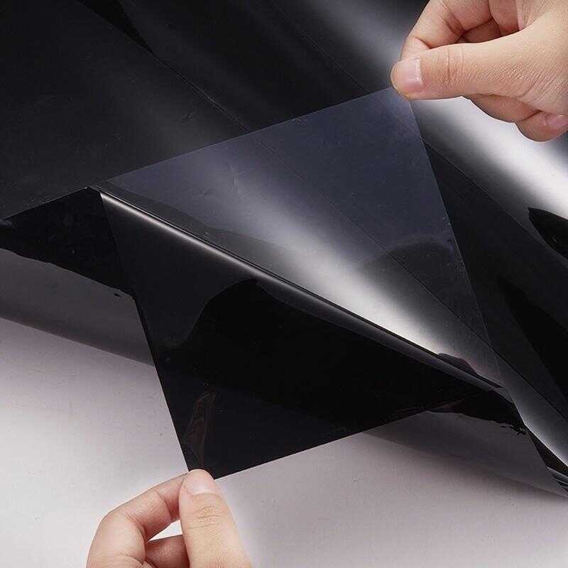 50Cmx300cm Dark Black Car Window Tint Film Glass VLT 5% Roll 1 PLY Auto ...