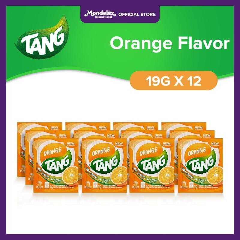 Tang Instant Drink Mix - Orange Flavor 19G With Vitamins And Minerals C ...