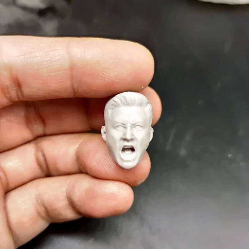 Blank 1/12 Scale Wolf Warriors Jason Wu Head Sculpt Unpainted Fit 6" ML ...