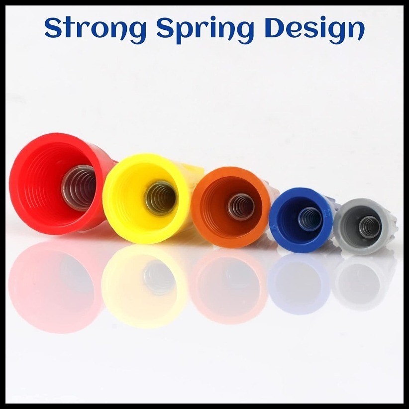 180pcs Spring Twist-On Screw Terminal Cap Quick Wire Nut Wire Twist ...