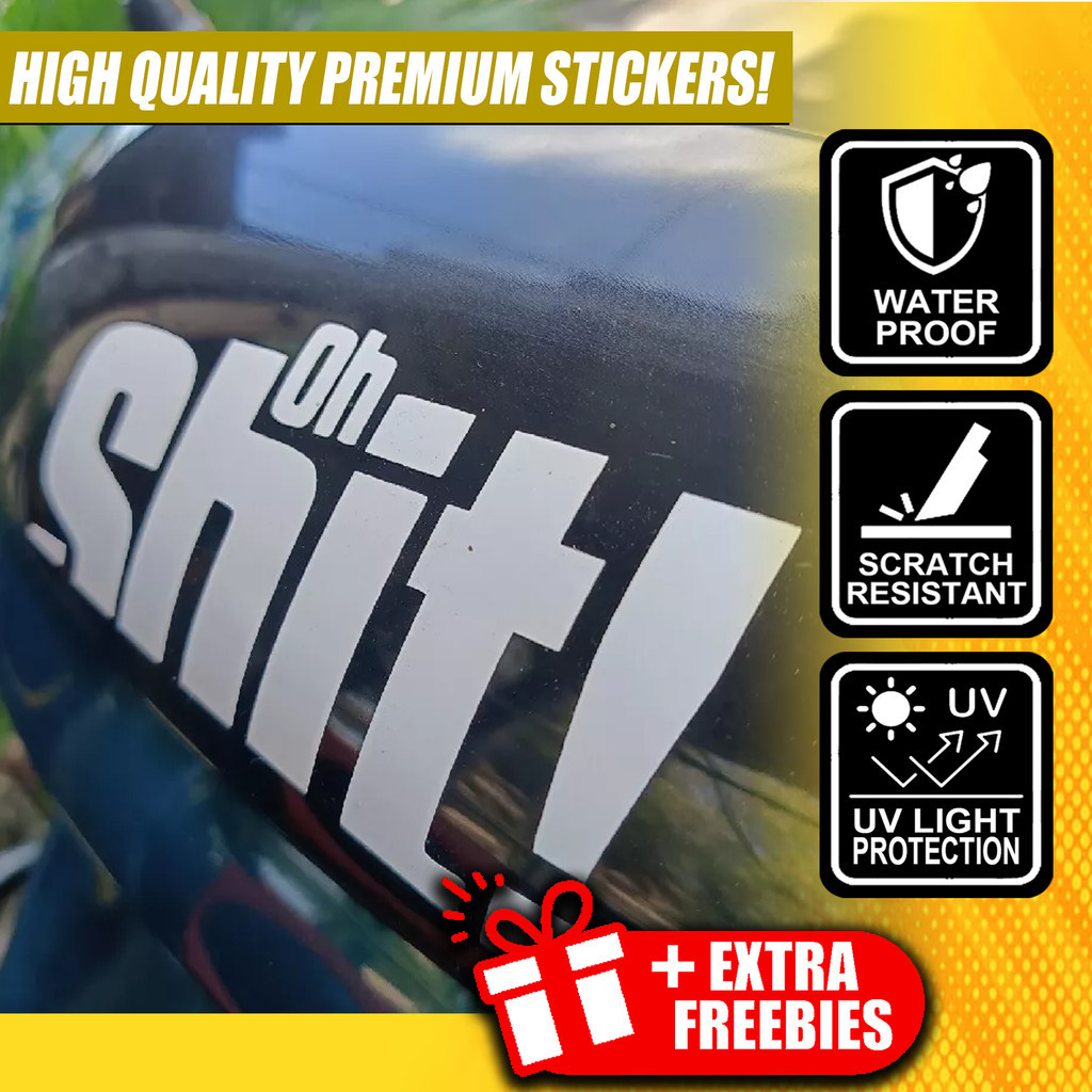 Oh Sheesh Sticker for Motorcycle Stickers Waterproof Decals Motor Life ...