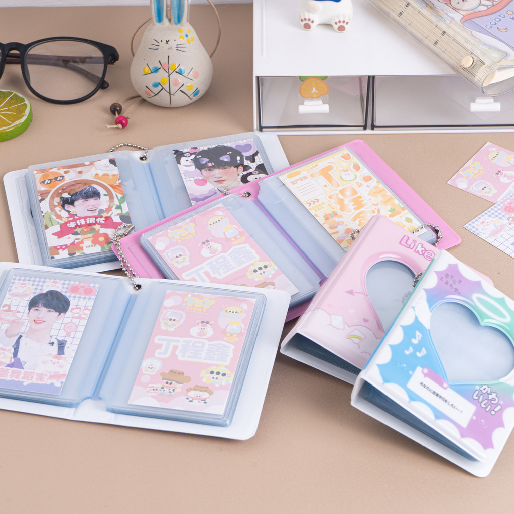 40 Slots Star small album Cute Flower Photo Album 3 Inch Idol Photocard ...