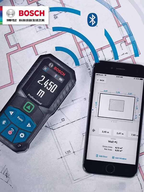 Bosch Rangefinder Infrared Handheld Laser Measurement Color Screen ...