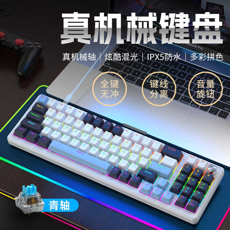 A0 Small Batch 78-Key RGB Custom Wired Mechanical Keyboard For Gaming ...