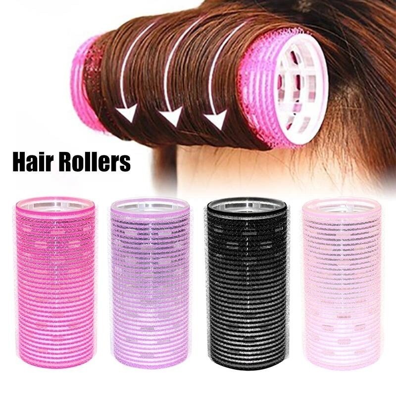 Self-Adhesive Hair Rollers / Lazy Air Bangs Curling Tube / DIY Hair ...
