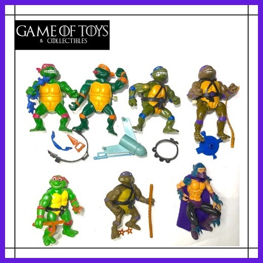 ∈ ♘ {GOT} Vintage TMNT Ninja Turtles Wacky Turtles Set of 4 Toon Raph ...