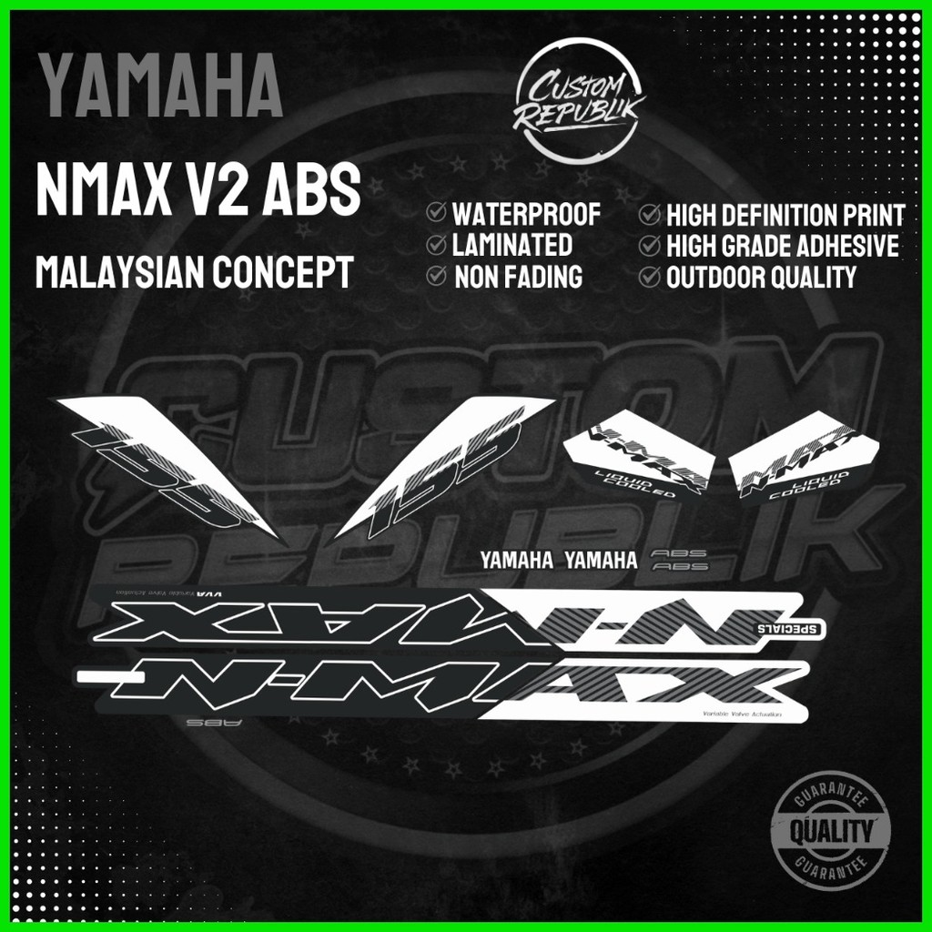 Yamaha Nmax V2 ABS Malaysian Decals Set | Shopee Philippines