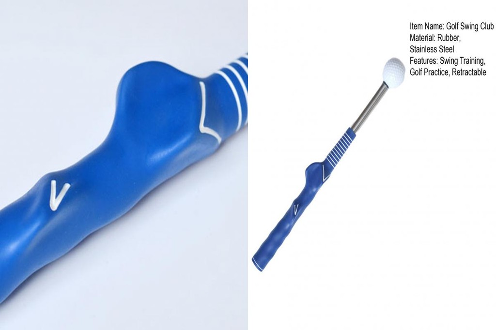 SETN Golf Swing Club Ergonomic Golf Grip Trainer Improve Your Golf Swing with Click Feedback ...