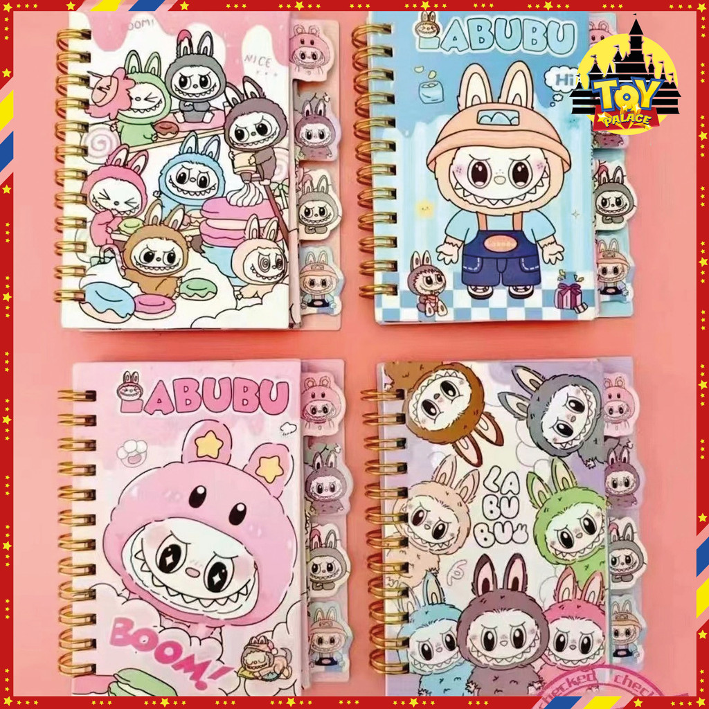 Labubu Notebook Coil Book A5 Single Line Book (50 sheets) | Shopee ...