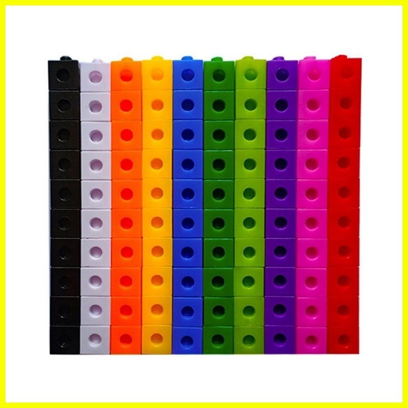 50 pcs Numberblocks Cubes Linking Cubes Link Cubes Snap Cubes Cube ...
