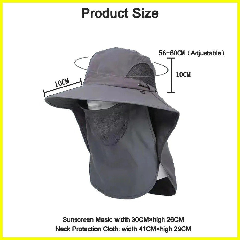 Summer Sun Hats UV Protection Fishing Cap Quick Drying Breathable ...