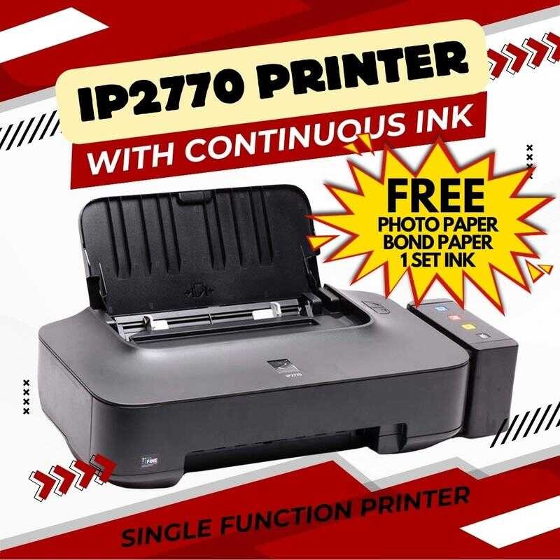 welcome my store BRAND NEW Ip2770 PRINTER With CONTINUOUS INK | Shopee ...