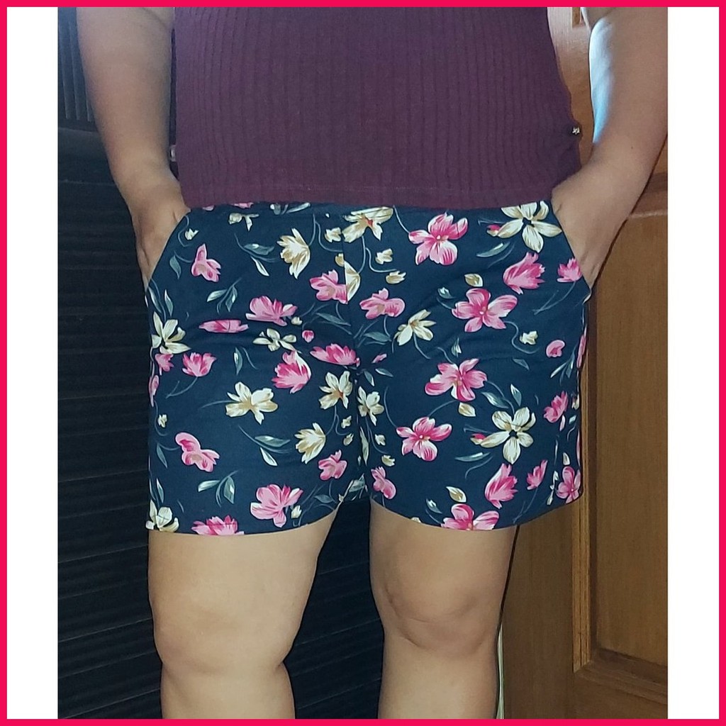 Women Plus Size Sexy short with 2 pocket, Assorted | Shopee Philippines