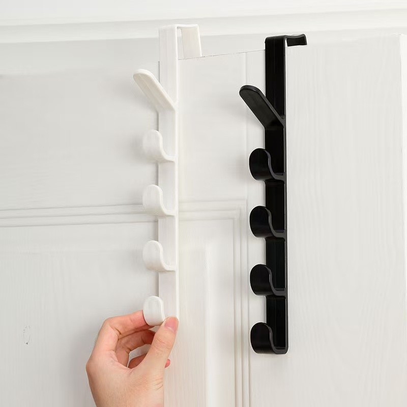 NHS 5 Layers Over The Door Hanger Hook Clothes Hat Vertical Rack ...