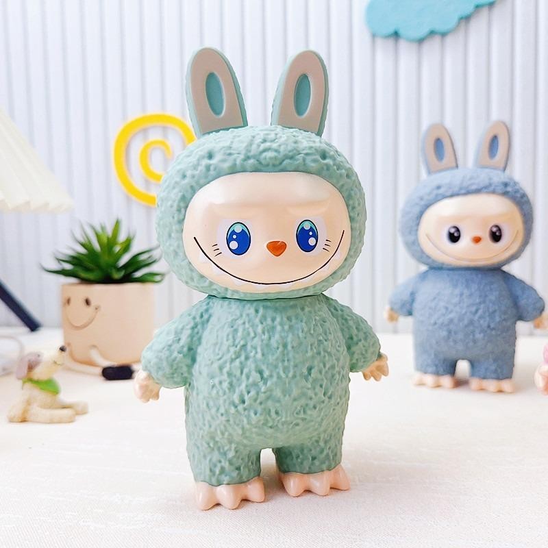 Lovely Labubu Figure Money Bank Playful Cartoon Coin Storage Box for ...
