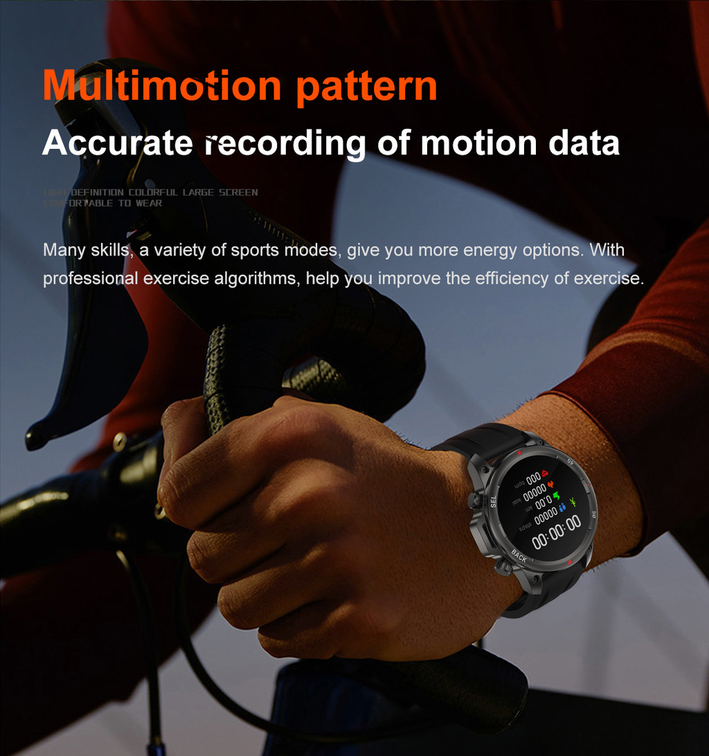 Original Round Smart Watch For Men Waterproof DK68 Bluetooth Call ...