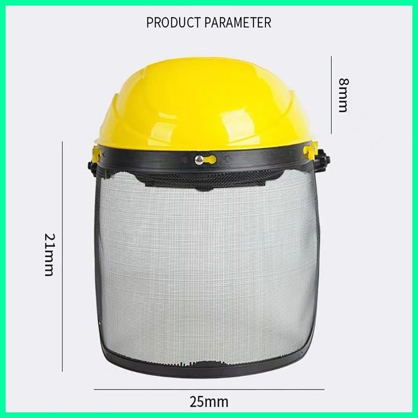 → Mower Safety Protective Helmet Chainsaw Helmet for Trimmer Gardening ...