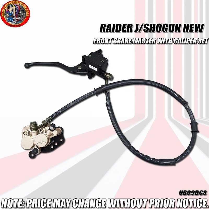 RAIDER J/Shogun 125 FRONT BRAKE MASTER WITH CALIPER Set(Ub09dcs ...