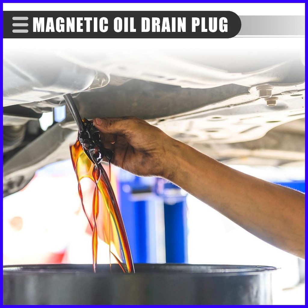 M14x1.5 Strong Magnetic Oil Drain Plug Bolt Car Engines Oil Drain Sump ...