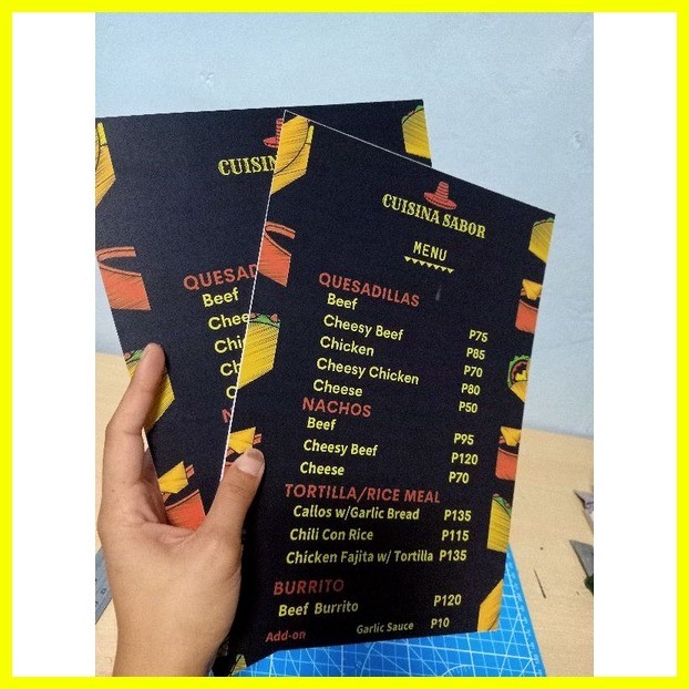 Personalized Restaurant Menu Board | Shopee Philippines