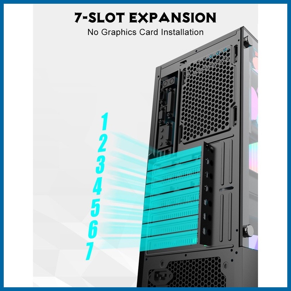 INPLAY Meteor 01/meteor 03 Desktop Computer gaming case cpu case ...